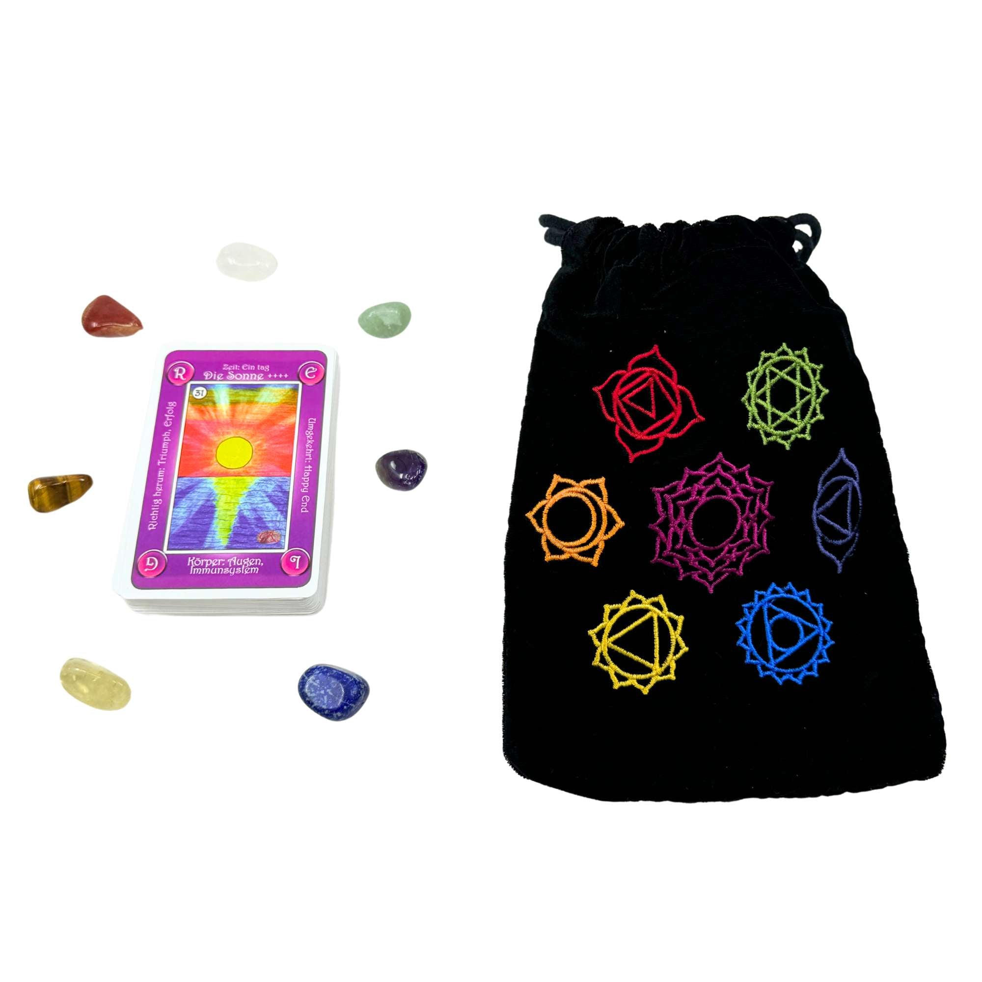 GEJA Lenormandkarten im magischen Chakra Set