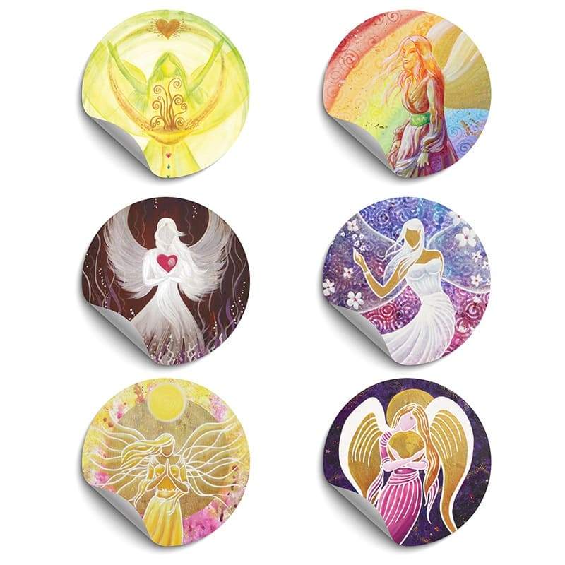 Engel Sticker 6er Set