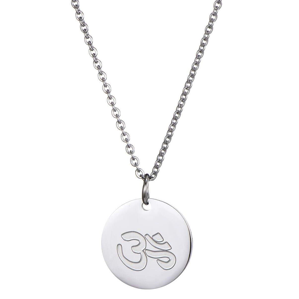 Talisman Om/Aum Silber Anhänger für Halskette